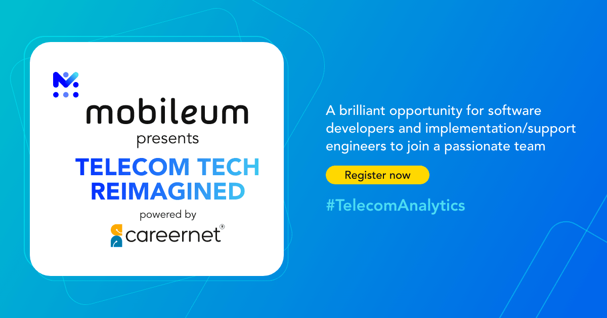 Mobileum uncovers 5G and AI: Telecom’s Emerging Technologies at ‘Telecom Tech Reimagined - careernet